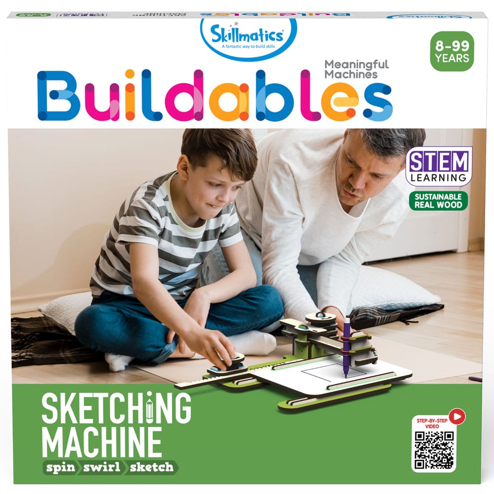 Buildables Sketching Machine - DIY STEM Kit For Kids to Learn Coordina ...